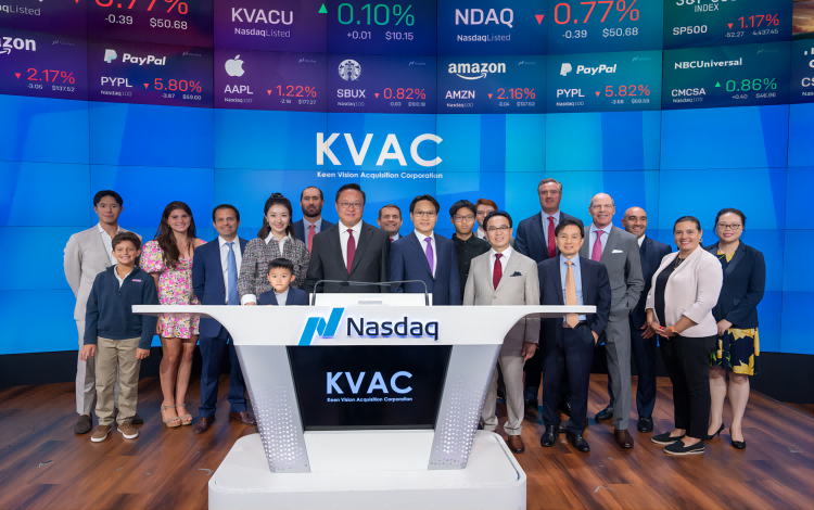 The KVAC Nasdaq Bell Ringing Ceremony was held perfectly! Asia's SPAC Godfather Leads Asia's ...